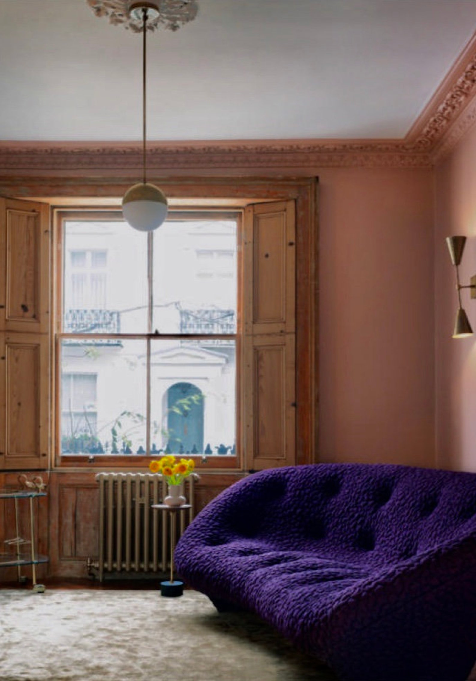 Modern Ceiling Pendant Light , Modern Bolle Glass Ceiling Lamp , Brass ...