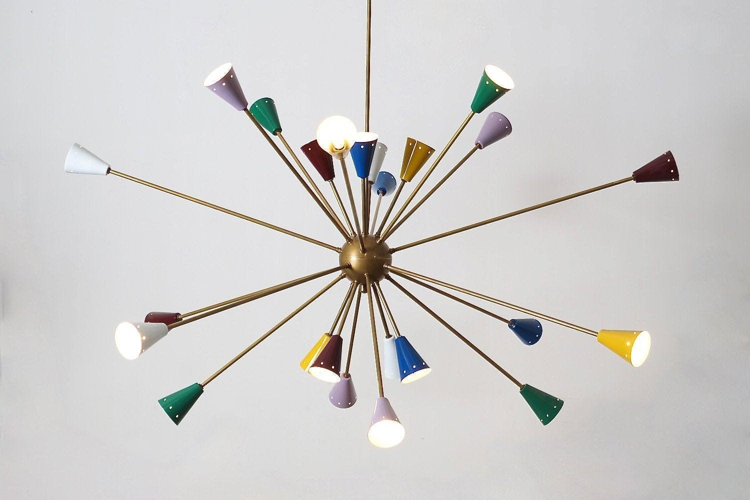 Mid Century Starburst Clock for sale | Only 3 left at -65%