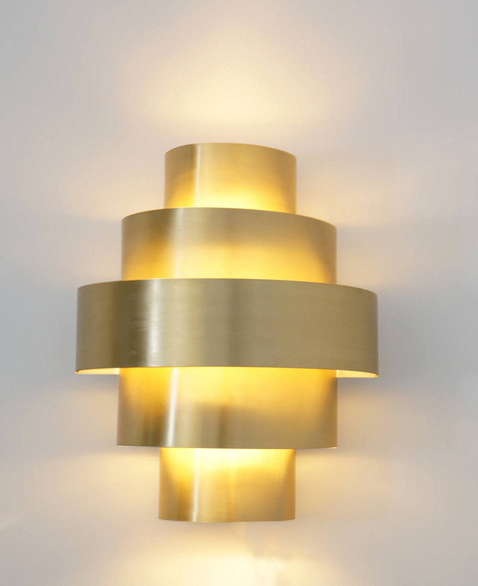 Modern Statement Wall Sconce KELLY Wall Light Sculpture , Handcrafted ...