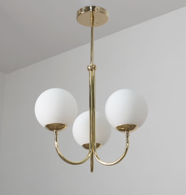 Modern Brass Ceiling Pendant Light Lamp Triple ANGEL Ceiling - Etsy