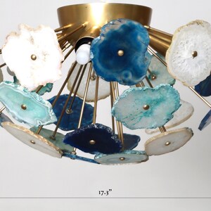 Gorgeous Flush Mount Sputnik Agate Ceiling Lamp Light , STELLAR 2 Low ...
