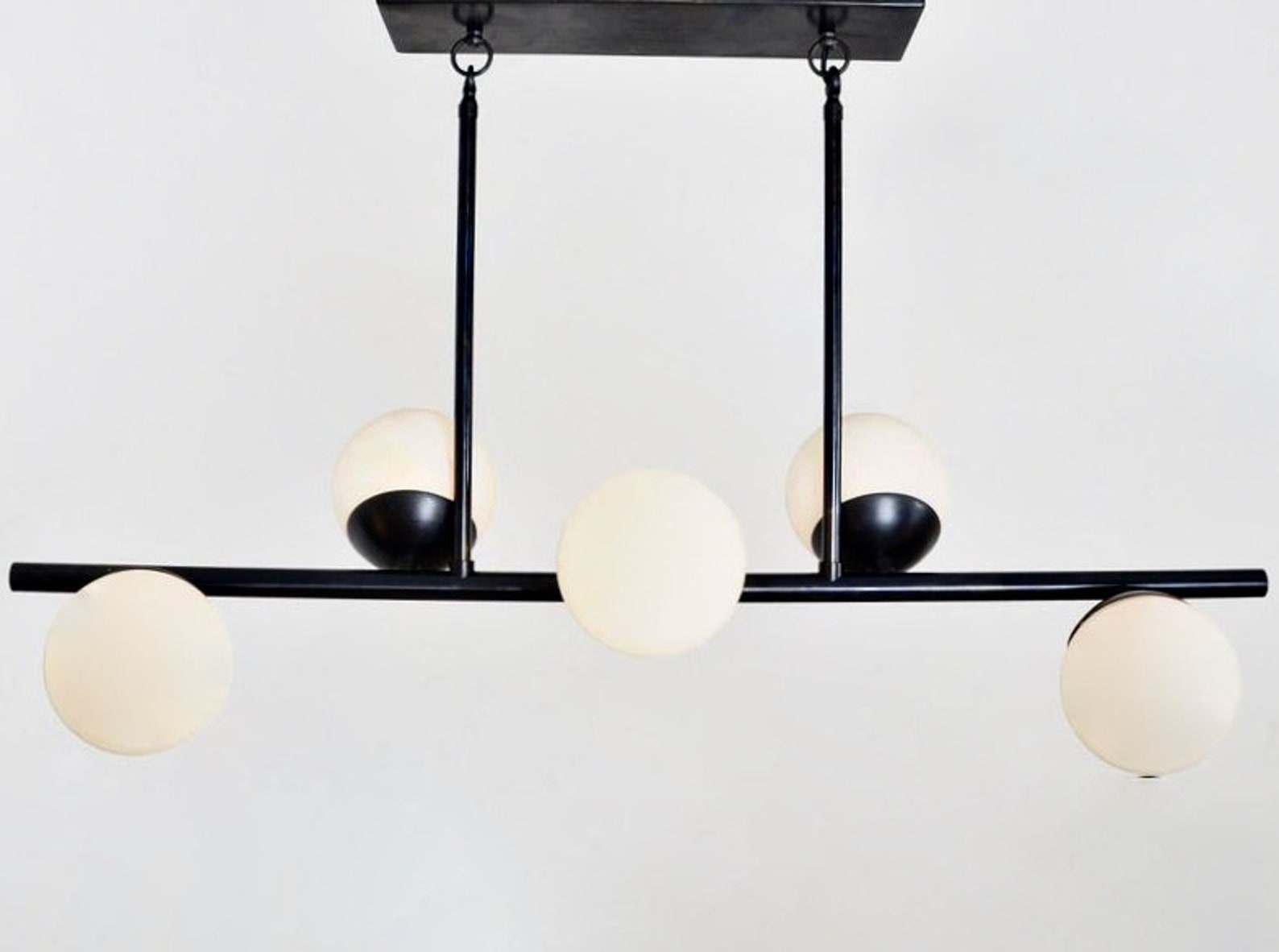 Contemporary Linear TRAPEZE Ceiling Light Lamp , Modern Pendant Light ...