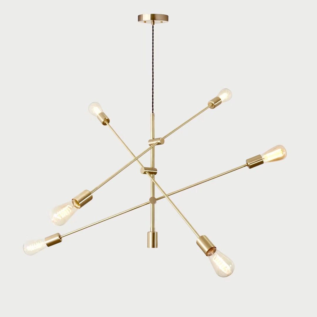 Modern Brass Ceiling Light Lamp Pendant , Vintage Handmade Ceiling ...