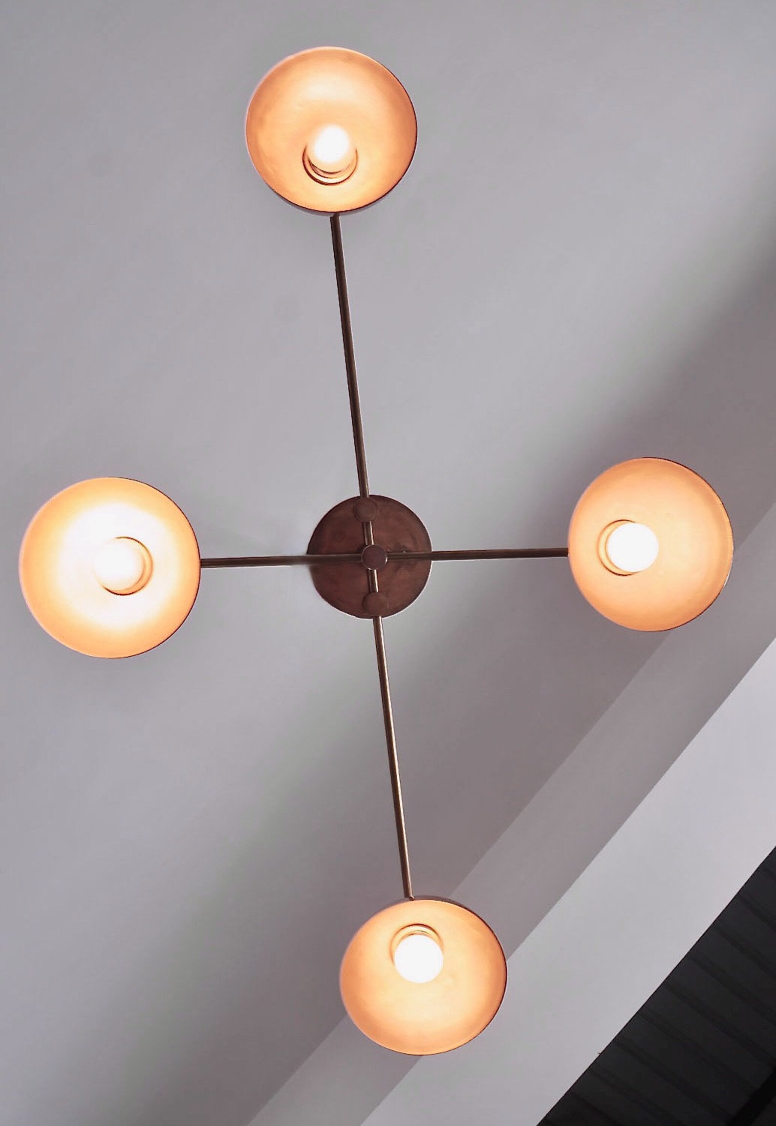 Modern 4 Light Handmade Lamp Ceiling Light BOLIVAR Modern | Etsy