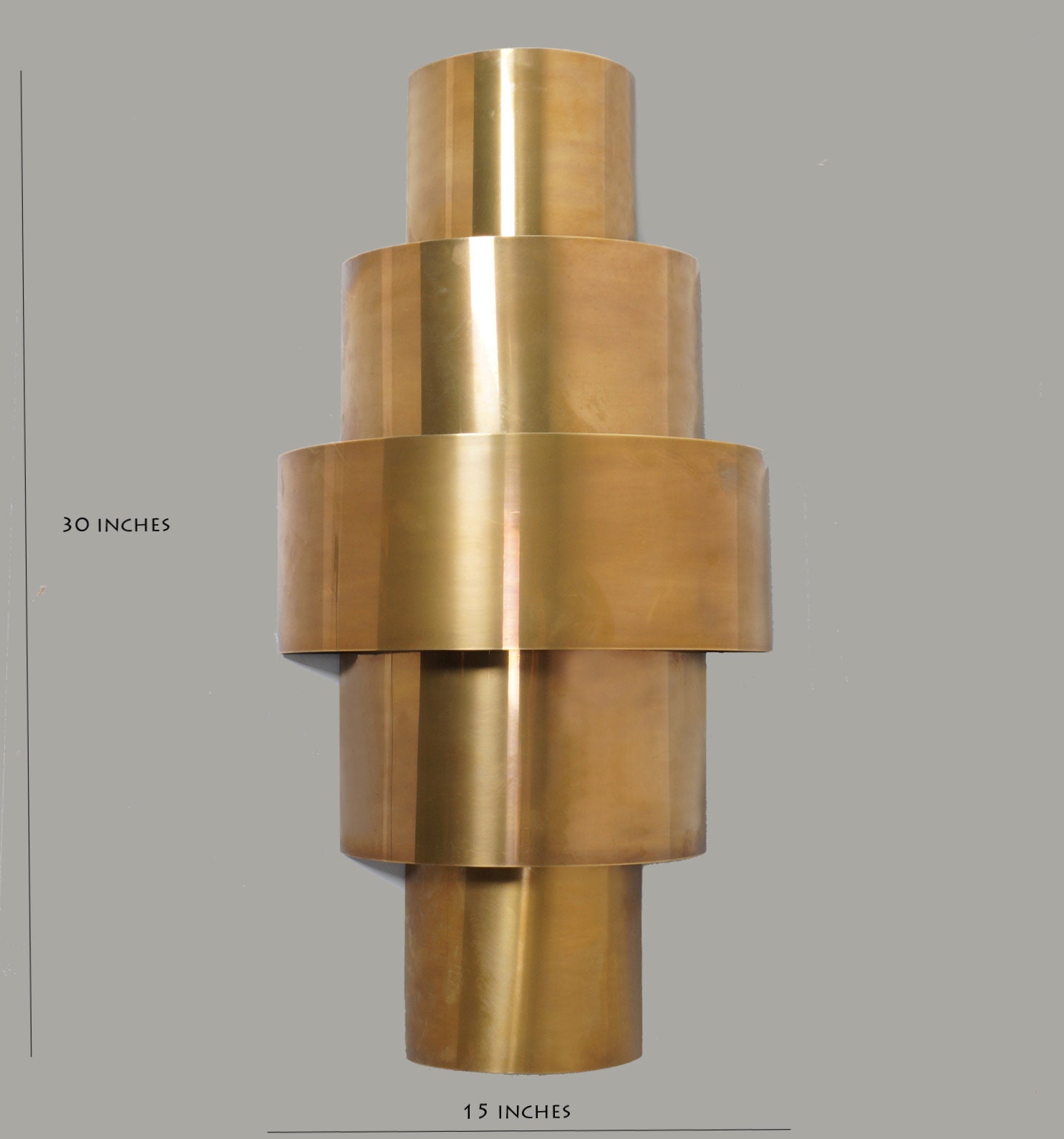 Modern Statement Wall Sconce KELLY Wall Light Sculpture , Handcrafted ...