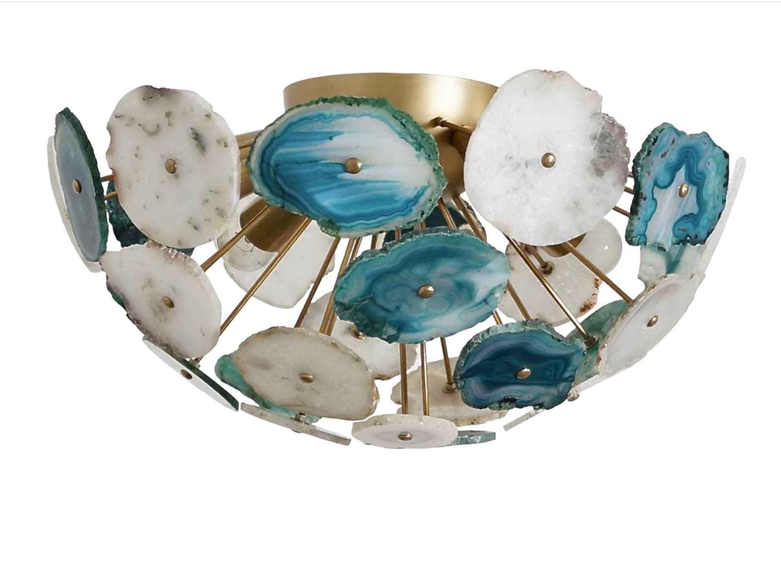 Gorgeous Flush Mount Sputnik Agate Ceiling Lamp Light , STELLAR 2 Low ...
