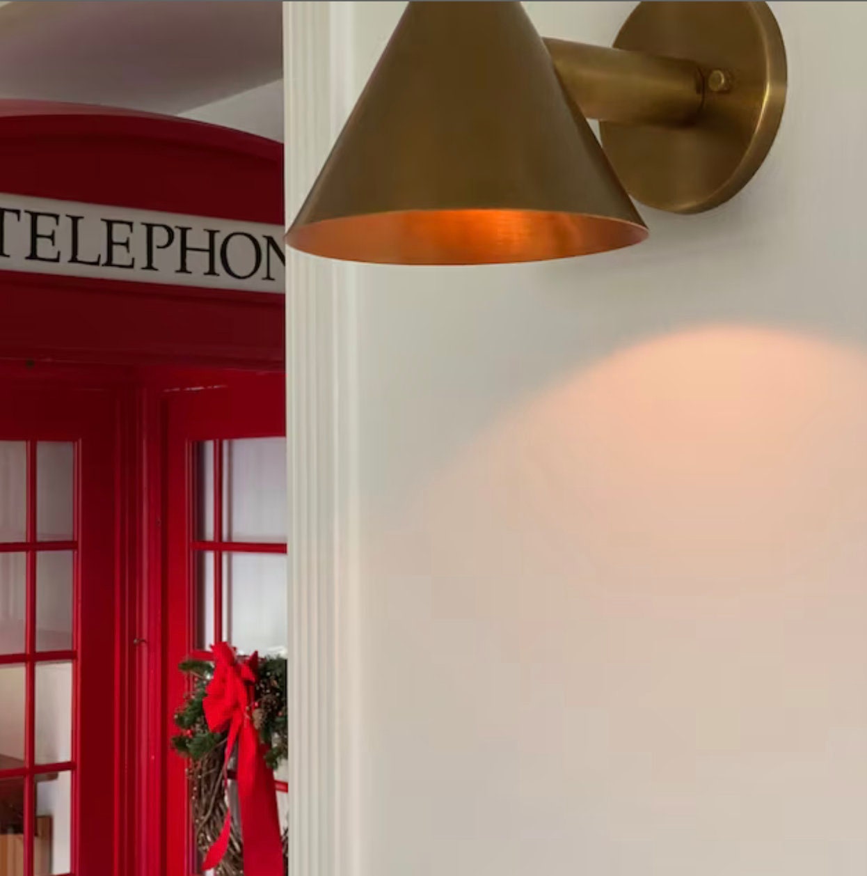 Modern Brass Wall Lamp Light CONO , Handmade Brass Outdoor Light Lamp ...