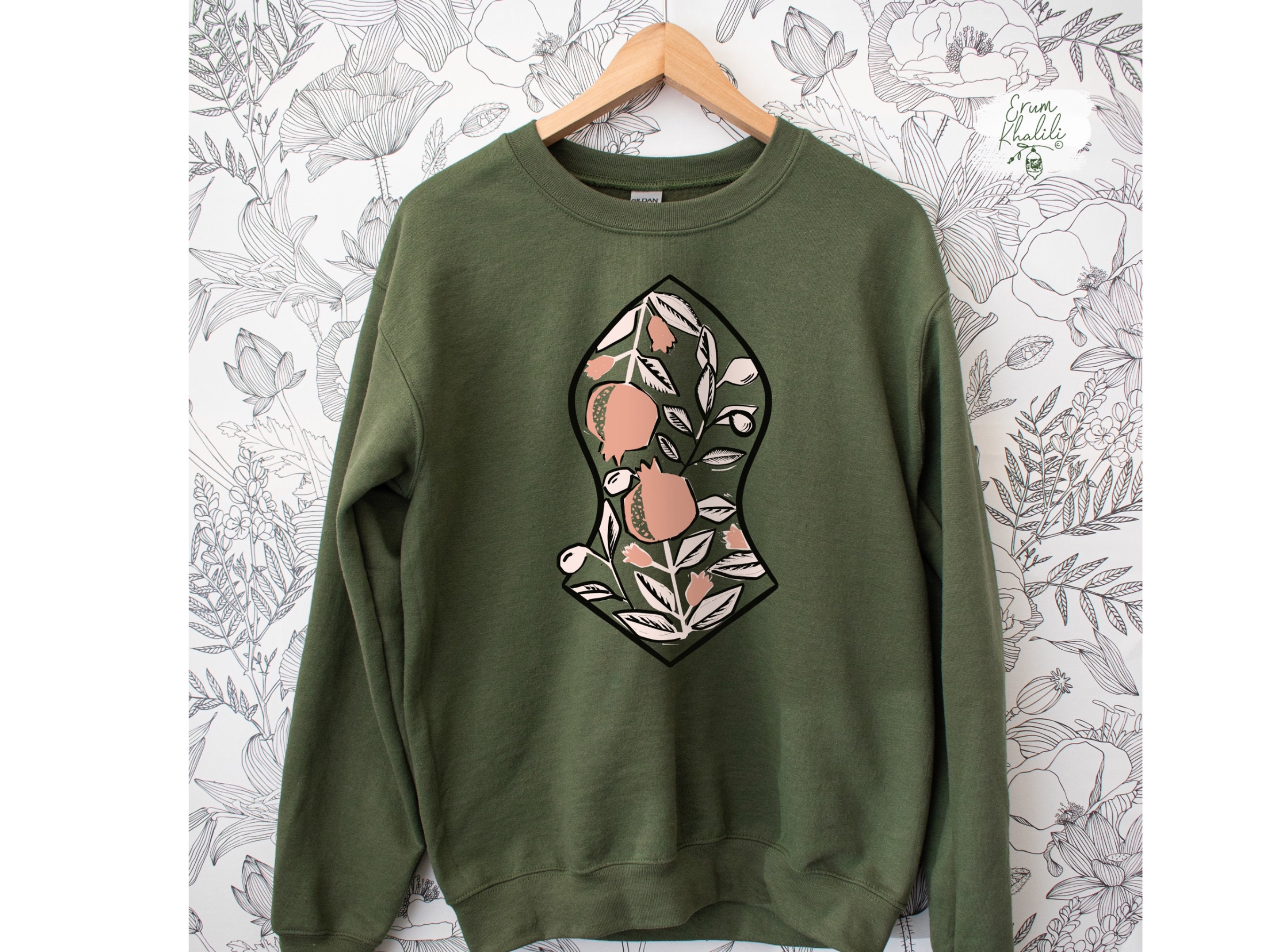 Islamic Sandala Design Sweatshirt, Eid Gifts for the Whole Family, Eid ...