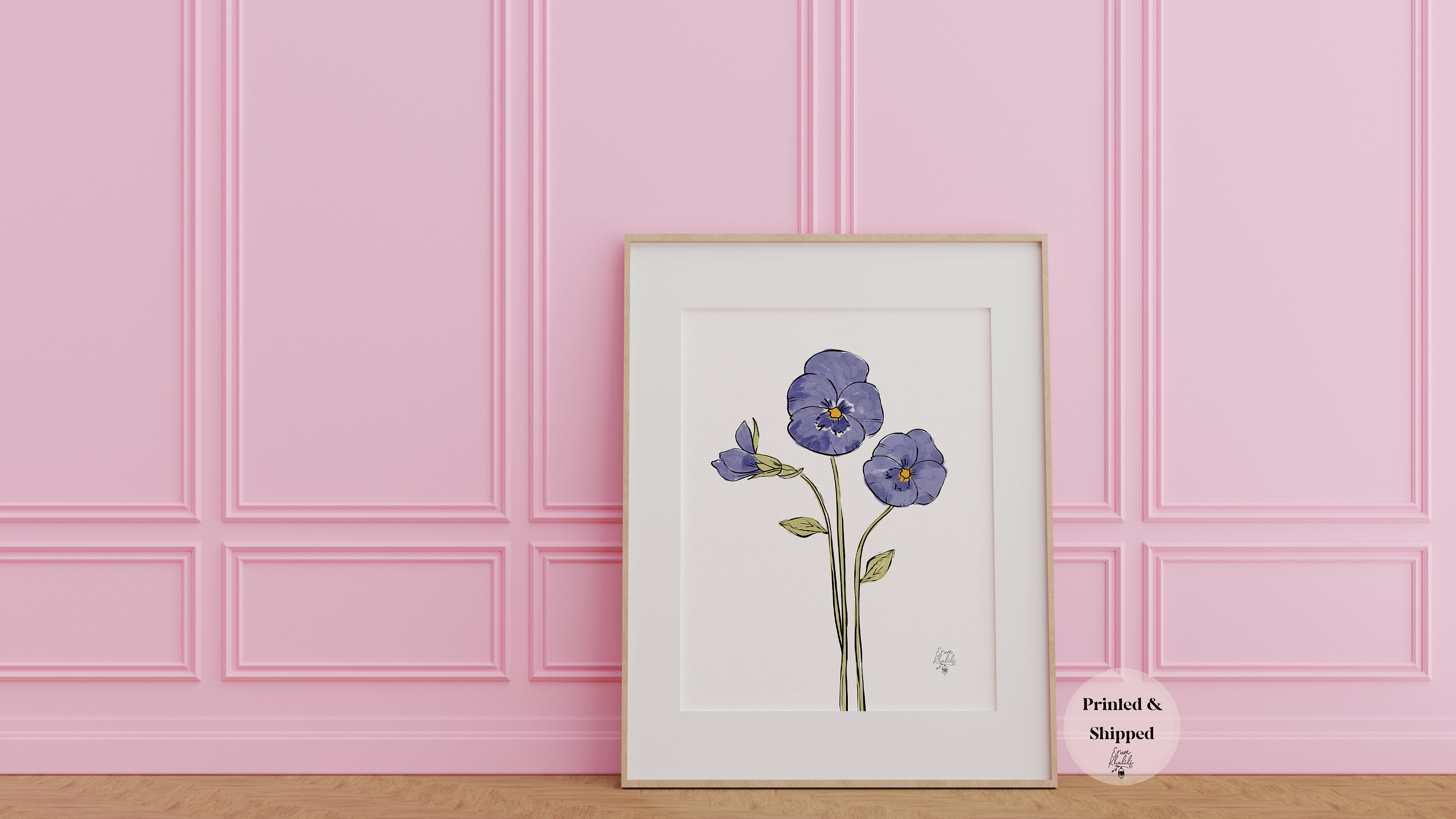 Violet Birth Flower Painting, Birth Flower Bouquet, Violet Flower ...