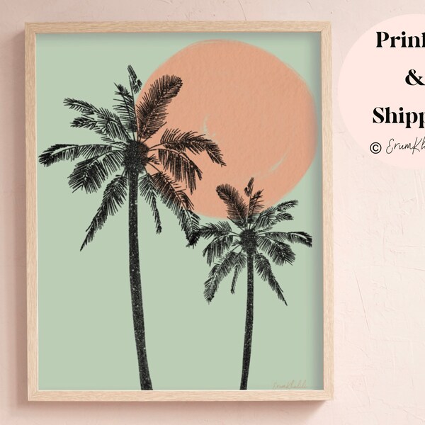 California Palm Tree - Etsy