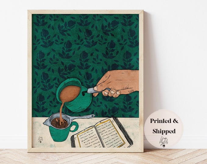 Any Colour - Matcha Tea Print - Tea Drink Poster - Tea Art - Kitchen ...