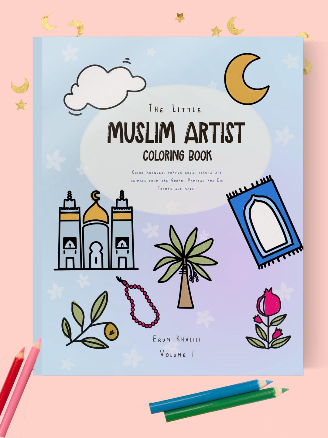 Muslim Coloring Book for Kids, Islamic Art Activity for Children ...