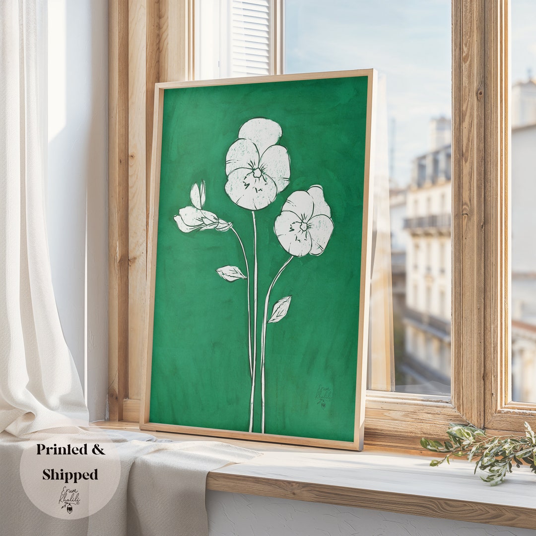 Violet Flower Painting, Birth Flower Bouquet, Violet Flower Artwork ...