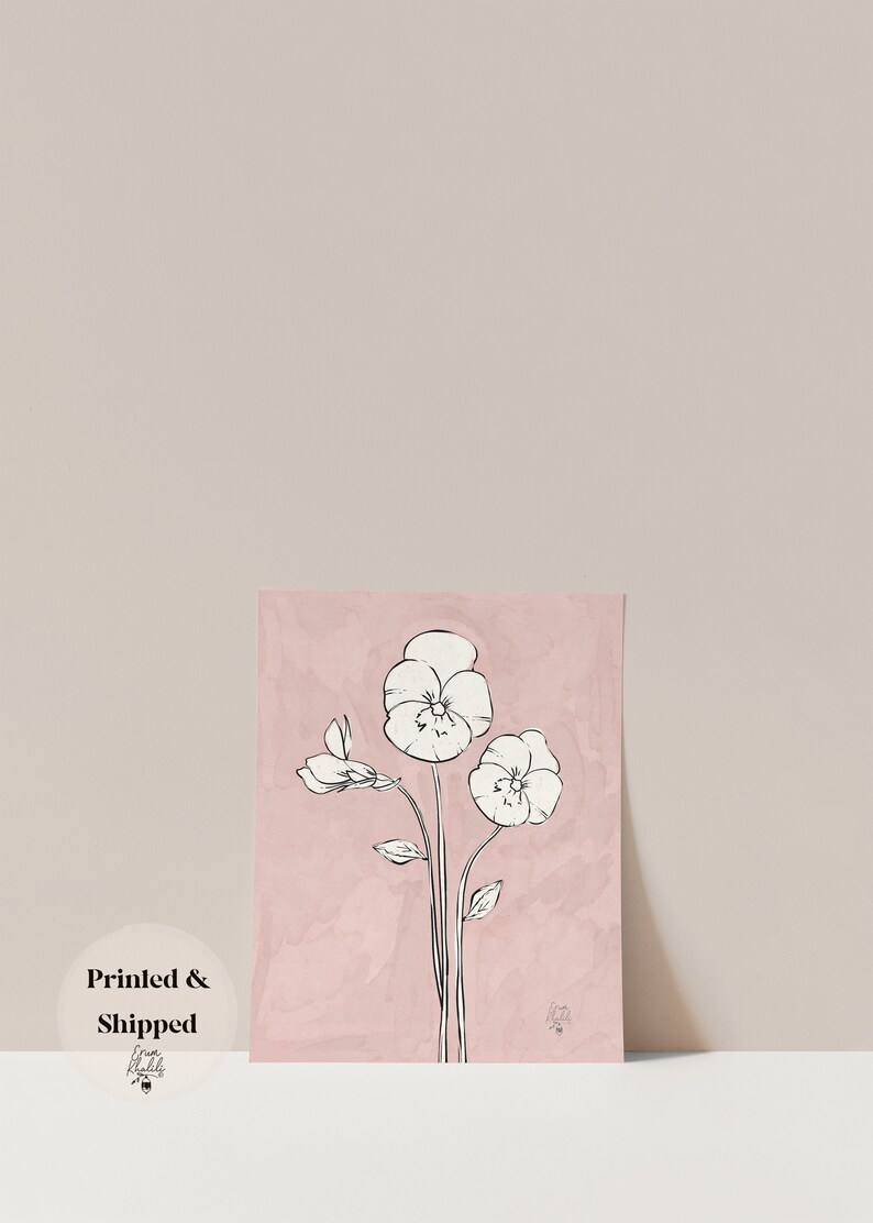 Violet Birth Flower Painting, Birth Flower Bouquet, Violet Flower ...