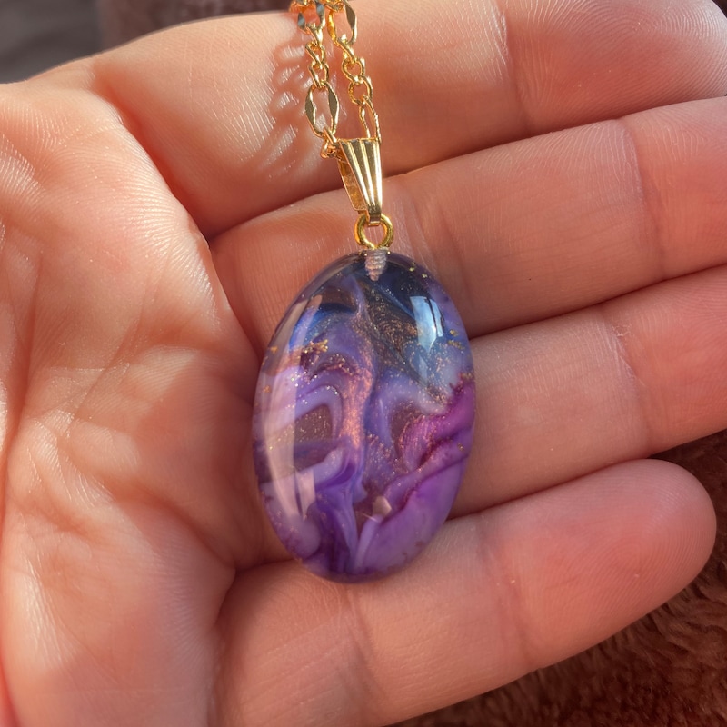 Alcohol Ink Jewelry - Etsy