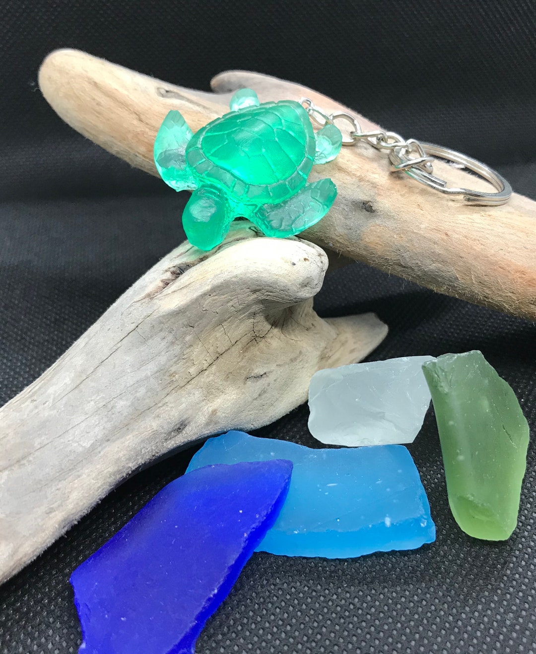 Resin Turtle Keychain, Sea Turtle Gift, Small Present, Birthday Gift ...