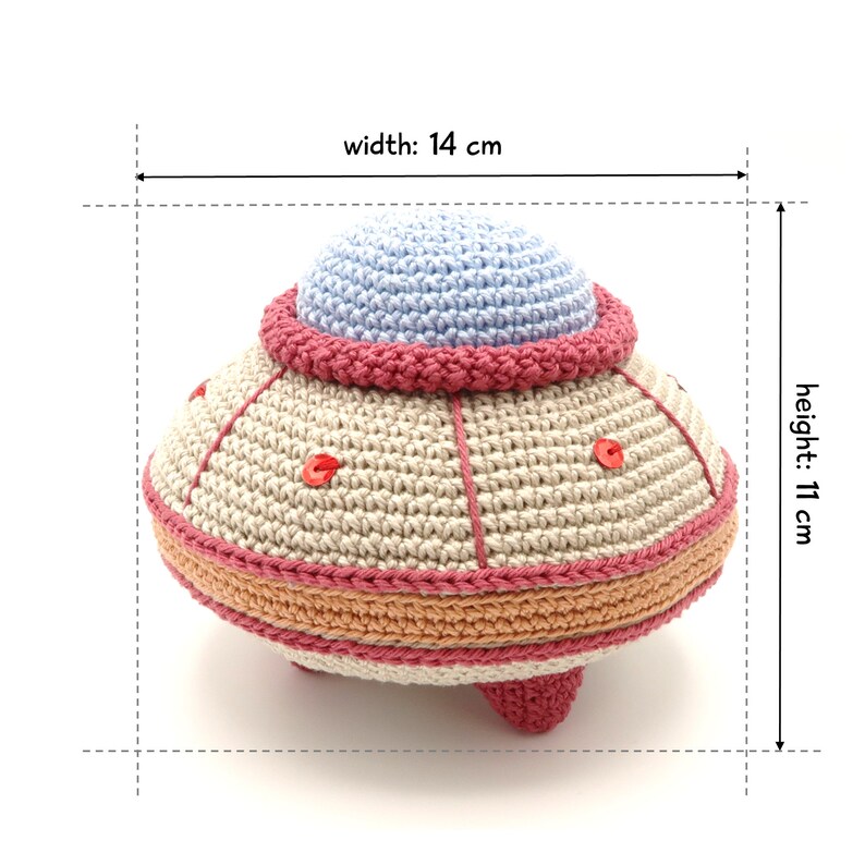 Spaceship Crochet Pattern - Etsy