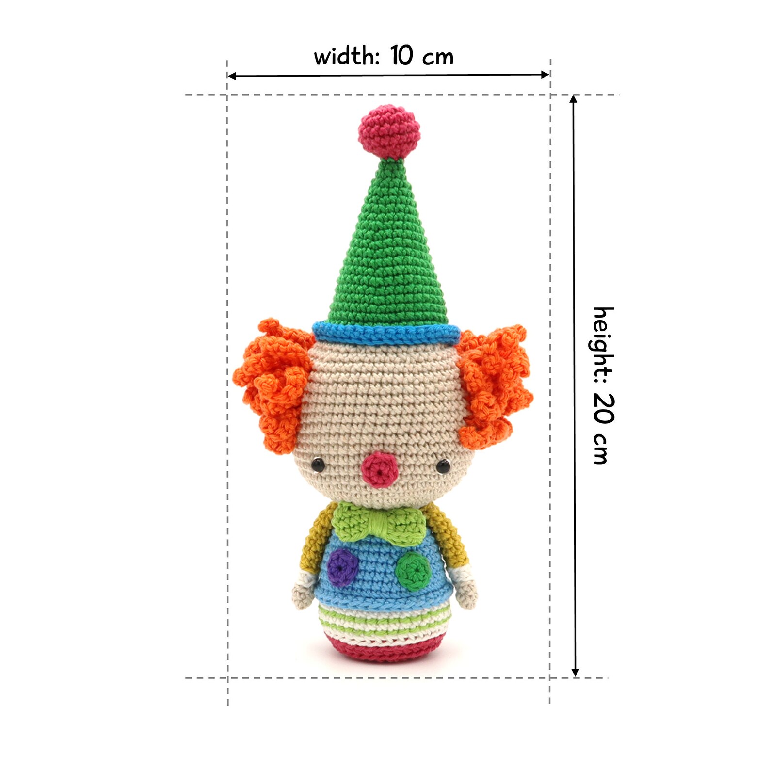 CLOWN crochet pattern | Etsy