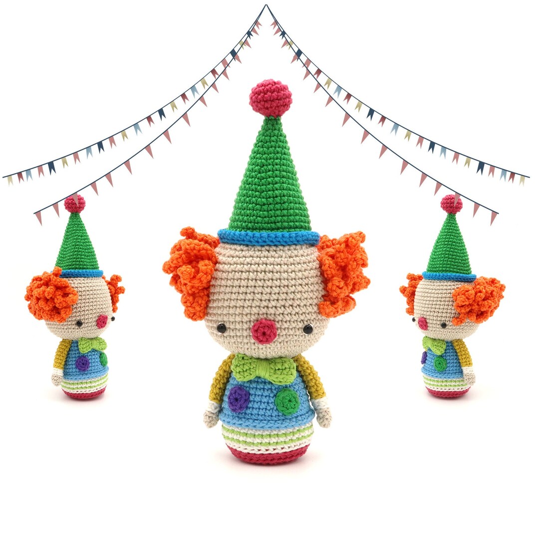 CLOWN Crochet Pattern - Etsy