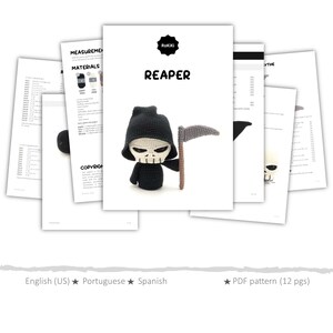 Grim Reaper Crochet Pattern - Etsy