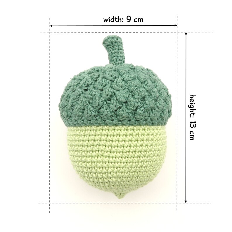 Acorn, 3 Sizes, Crochet Pattern - Etsy