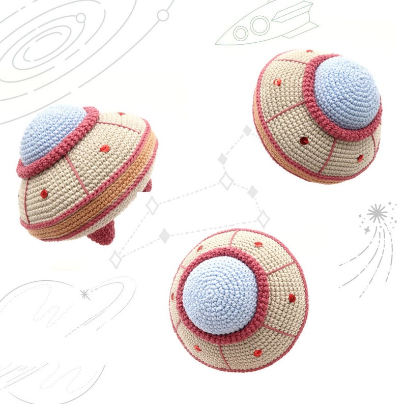 Spaceship Crochet Pattern | Etsy