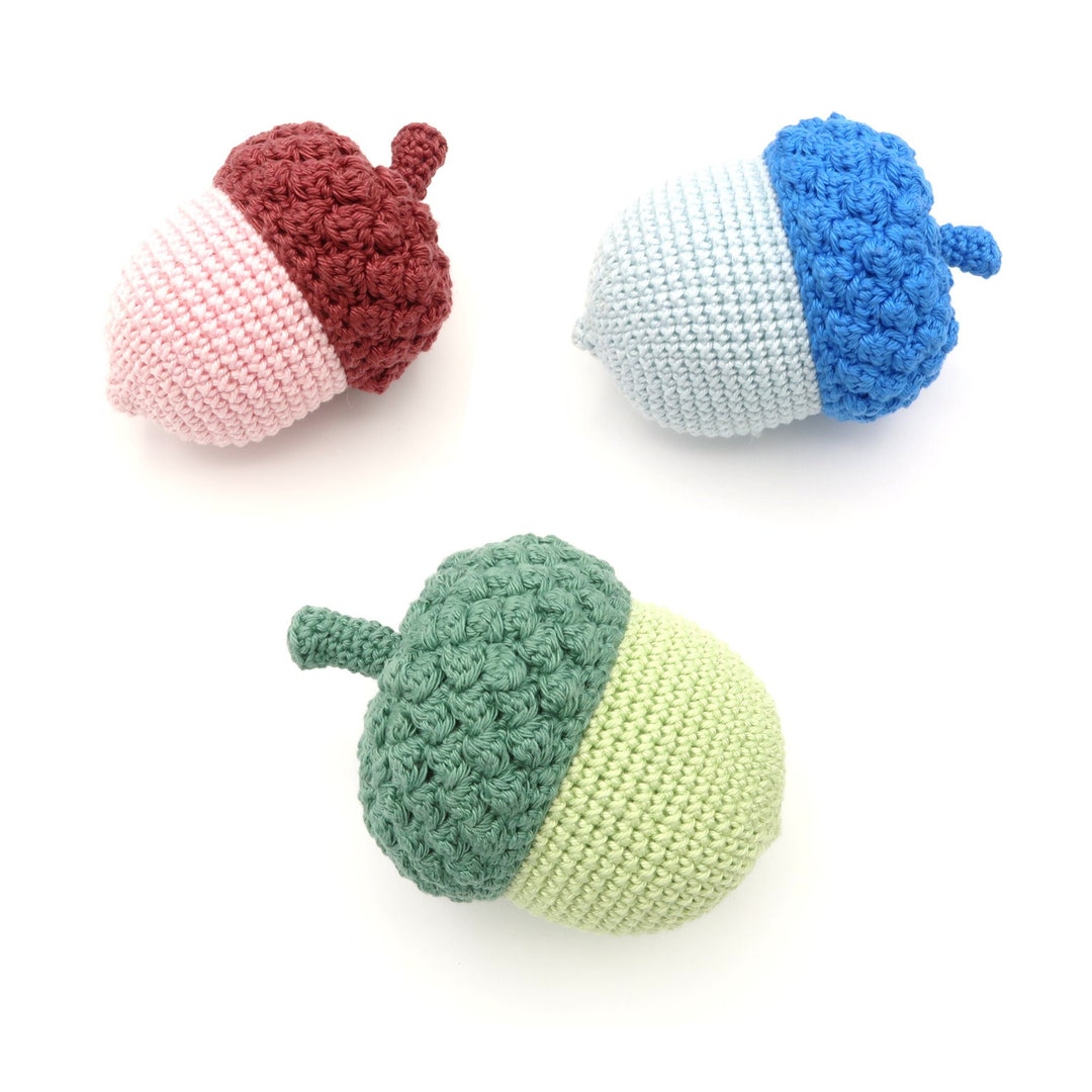 Acorn, 3 Sizes, Crochet Pattern - Etsy
