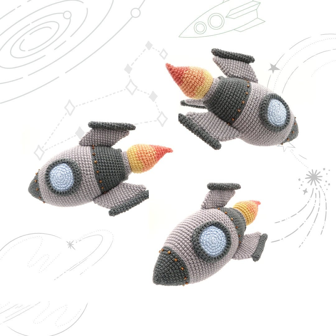 Rocket Crochet Pattern - Etsy