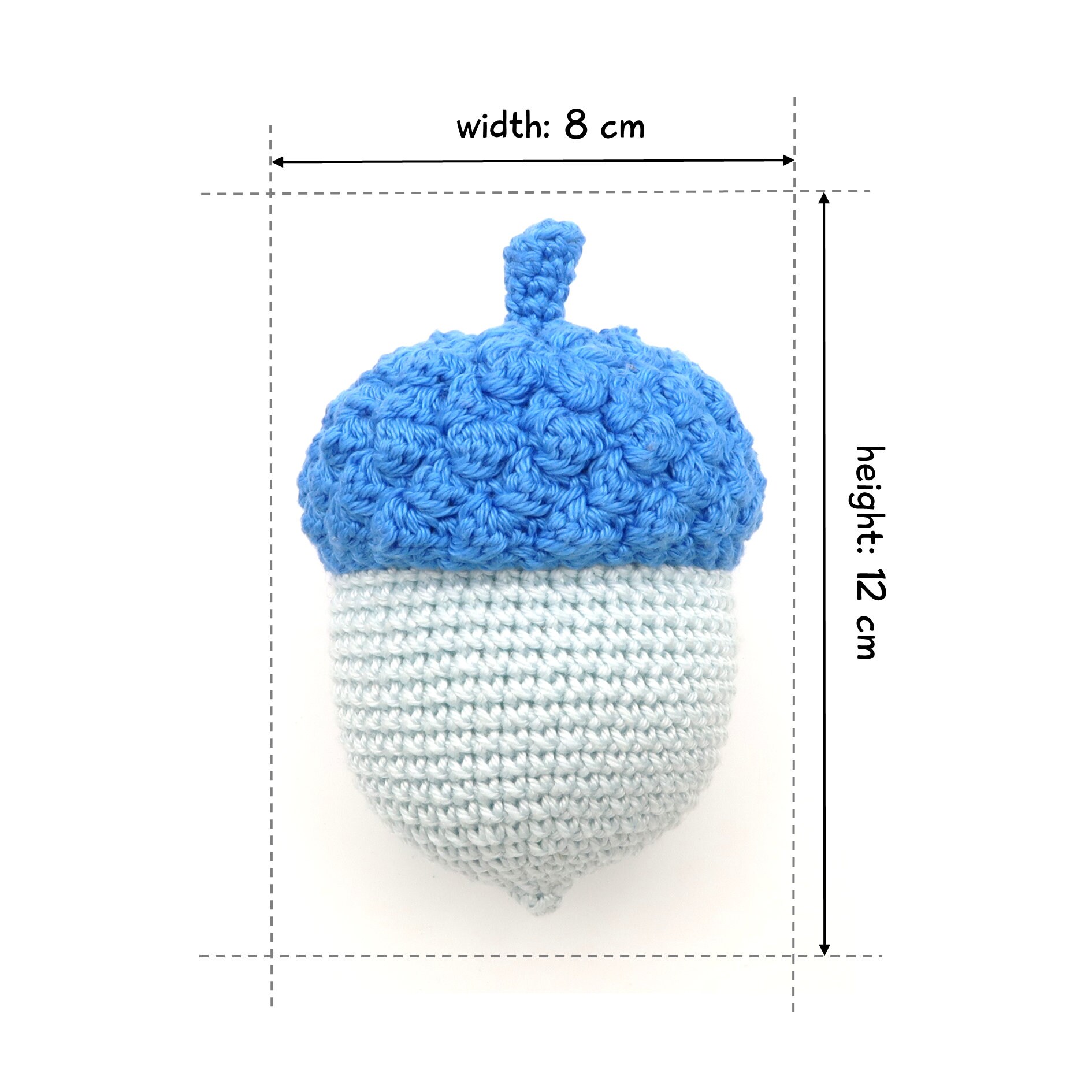 Acorn, 3 Sizes, Crochet Pattern - Etsy