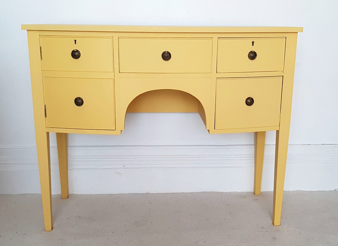 SOLD SOLD Yellow Sideboard Vintage Upcycled Sideboard Hand | Etsy