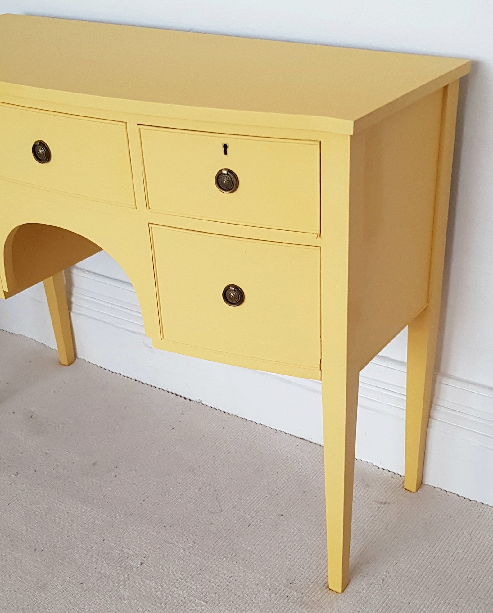 SOLD SOLD Yellow Sideboard Vintage Upcycled Sideboard Hand - Etsy