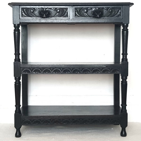 Stag Grey Mahogany Sideboard, Dressing Table, Frenchic, Charcoal Grey ...