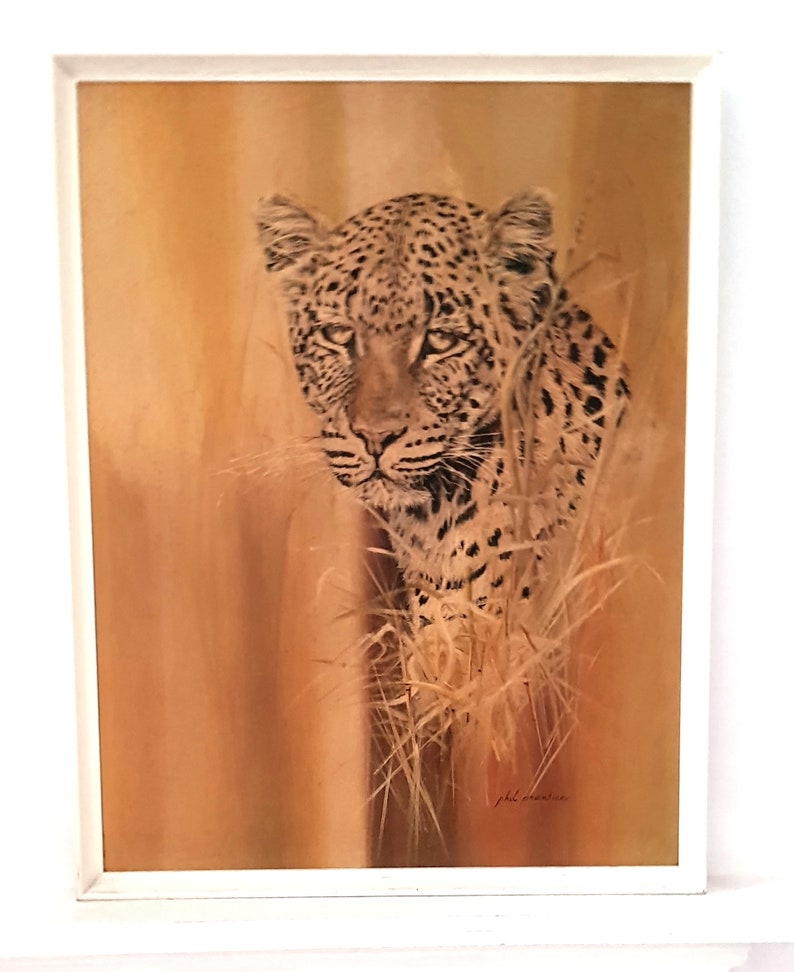 Midcentury Modern Leopard Art Print, Phil Prentice Art, 60s Retro ...