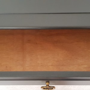 Stag Grey Mahogany Sideboard, Dressing Table, Frenchic, Charcoal Grey ...