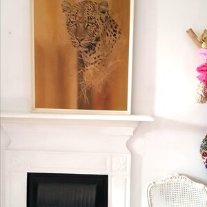 Midcentury Modern Leopard Art Print, Phil Prentice Art, 60s Retro ...