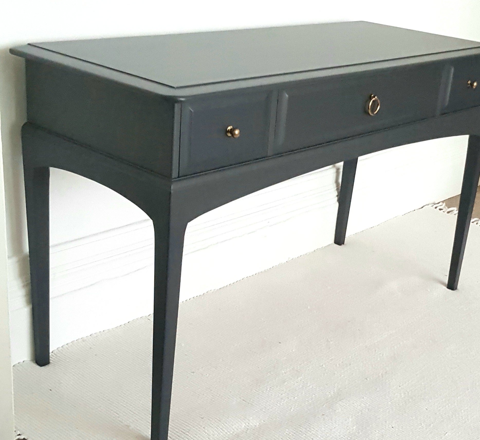 Stag Grey Mahogany Sideboard Dressing Table Frenchic | Etsy