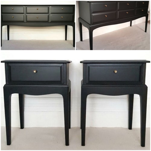 Stag Grey Mahogany Sideboard Dressing Table Frenchic - Etsy UK