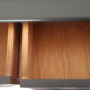 Stag Grey Mahogany Sideboard, Dressing Table, Frenchic, Charcoal Grey ...