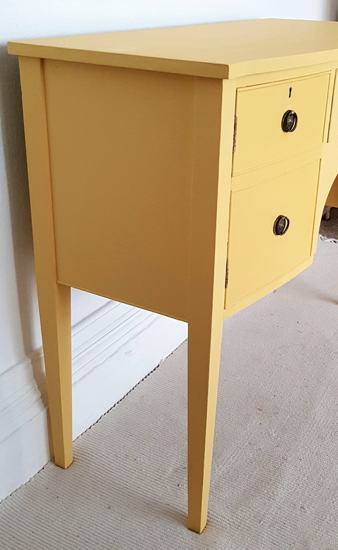 SOLD SOLD Yellow Sideboard Vintage Upcycled Sideboard Hand | Etsy UK
