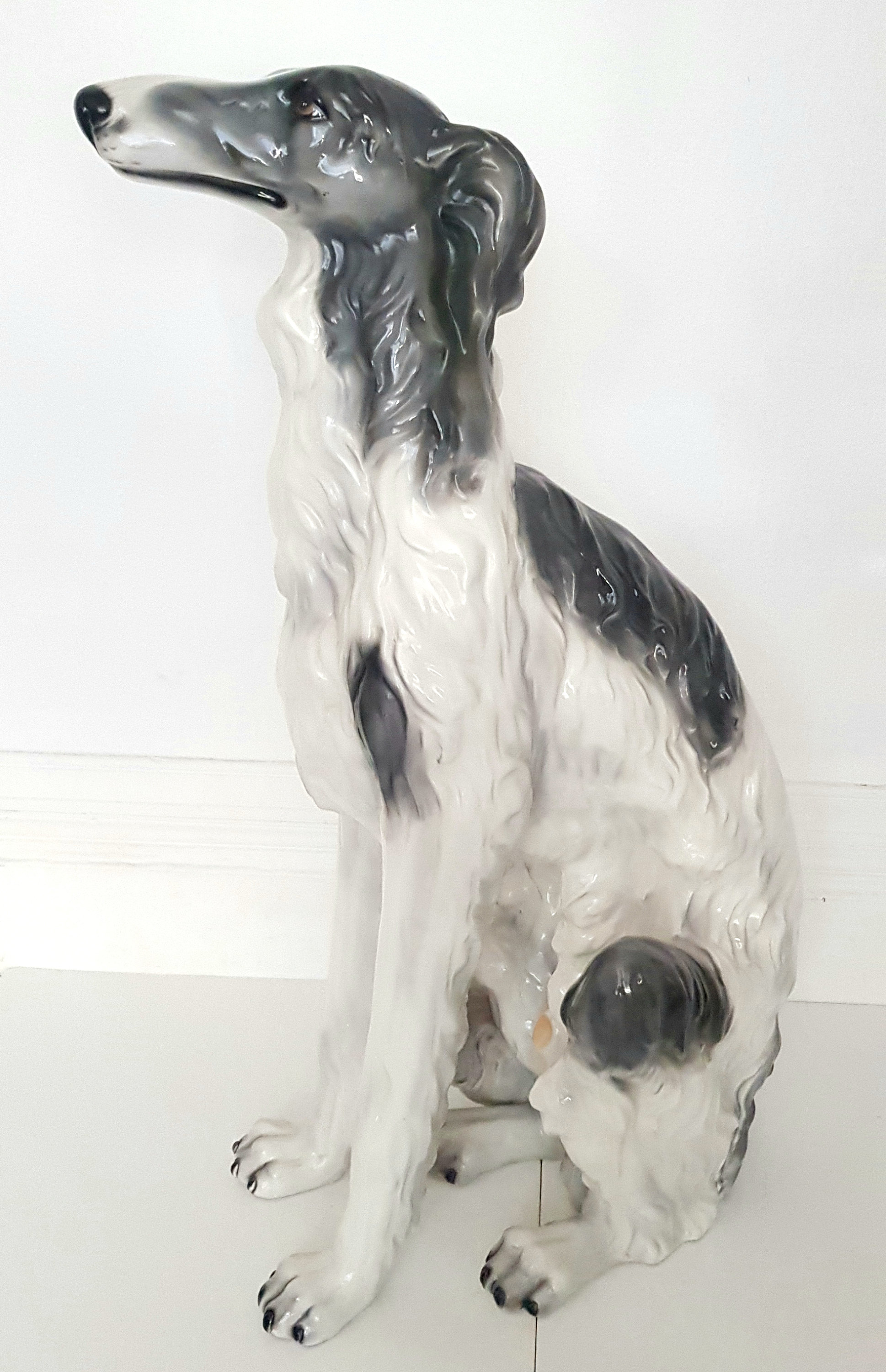 SOLD SOLD Midcentury Italian Ceramic Lifesize Dog Statue - Etsy UK