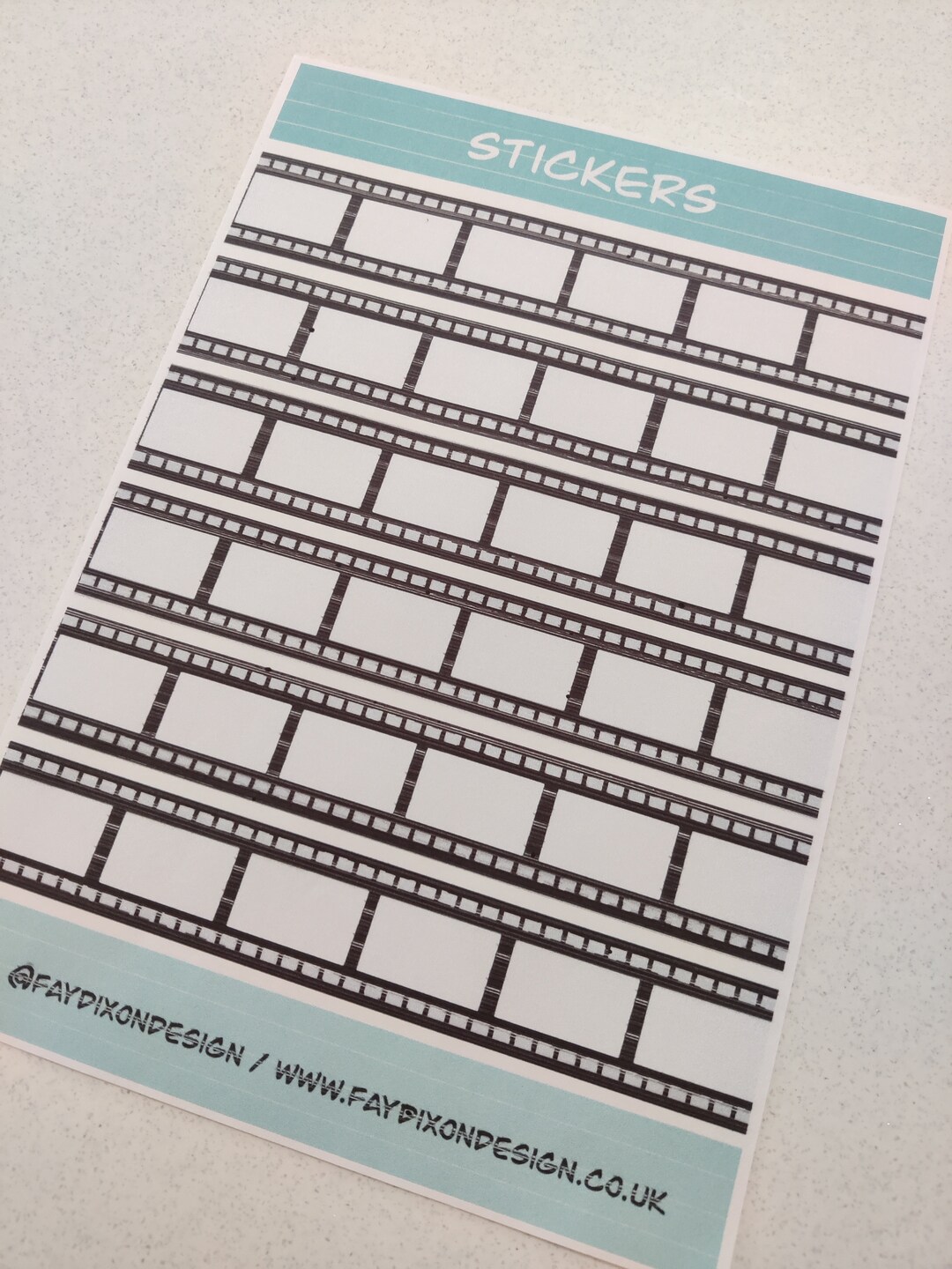 Printable Film Reel Images: Scrapbooking, Journaling (digital Download ...
