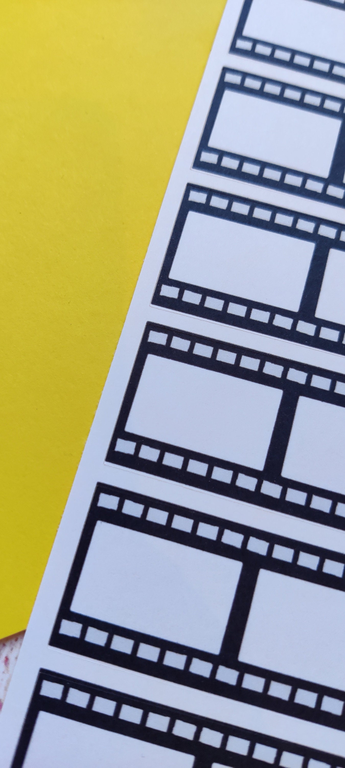 Printable Film Reel Images: Scrapbooking, Journaling (digital Download ...