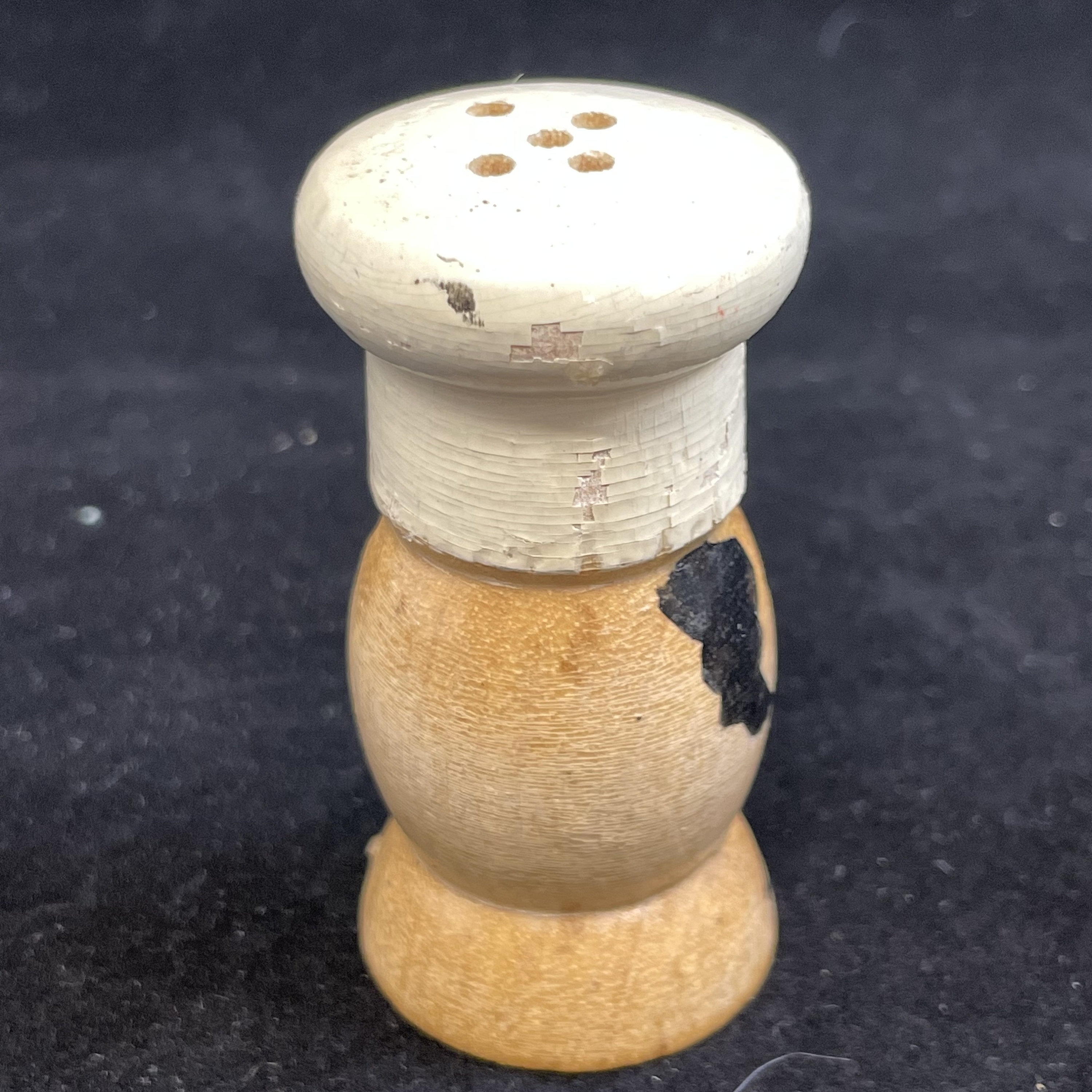 Vintage Hobo Wood Wooden Chef Face Salt and Pepper Shakers Japan W ...