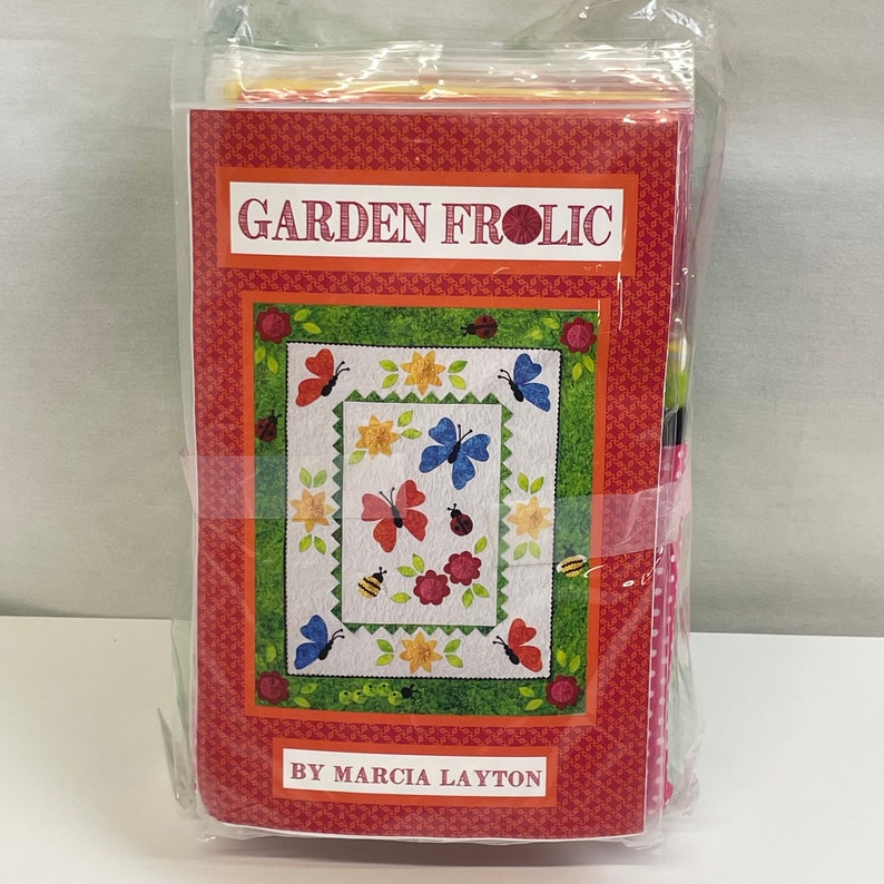 Garden Frolic Butterfly Quilt Pattern & Fabric Kit Marcia Layton ...