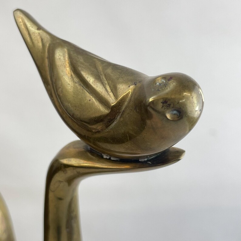 Vintage Dolbi Cashier Brass Woman Lady With Bird Art Deco Statue ...
