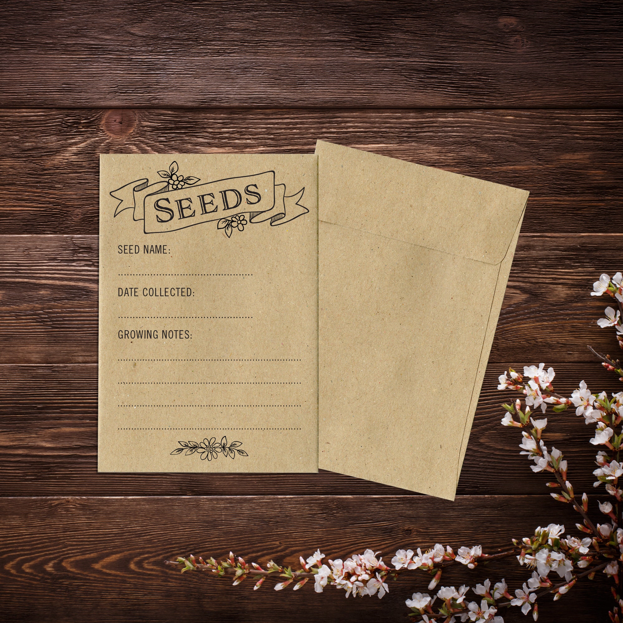 Seed Saver Envelopes Seed Envelopes Seed Packets Seed | Etsy Australia