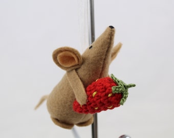 Strawberry Mouse Etsy
