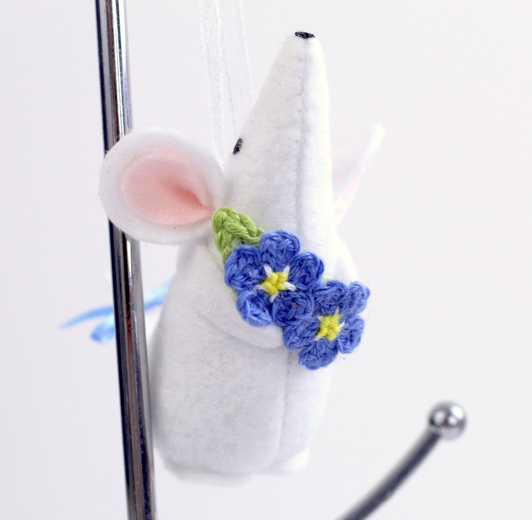 Forget-me-not Mouse - Etsy