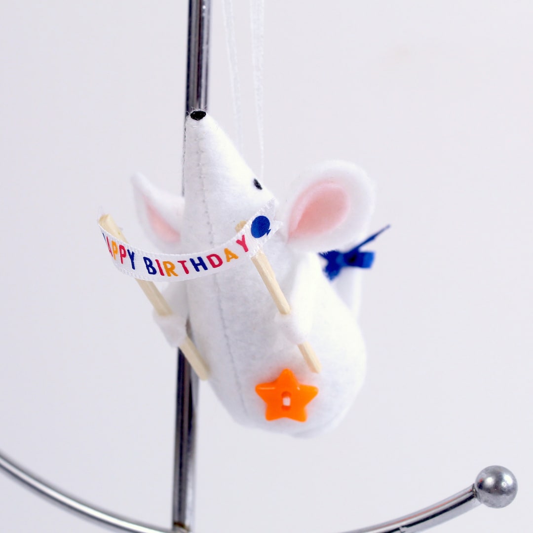 Happy Birthday Mouse - Etsy