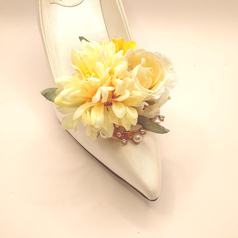 Flower Shoe Clips - Etsy UK